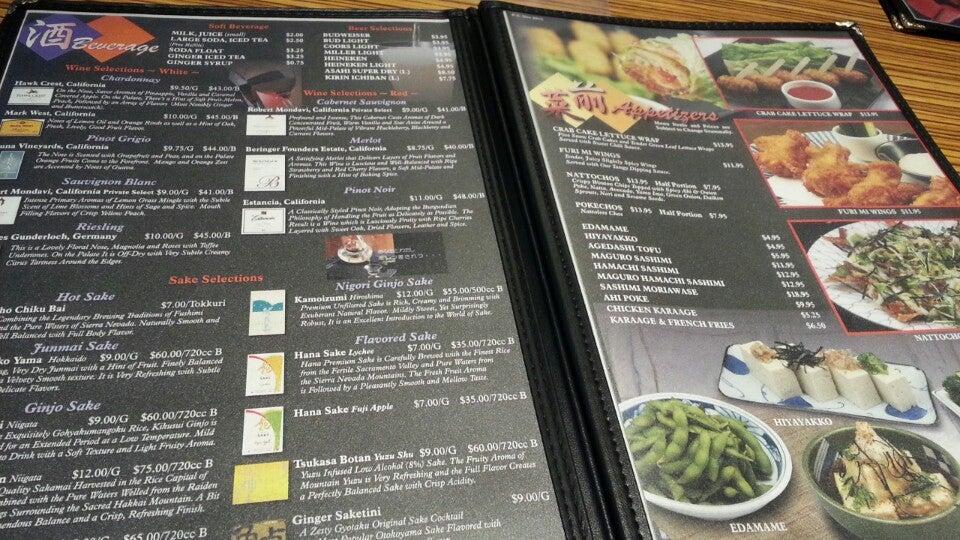 Menu at Gyotaku Japanese Restaurant - King Street, Honolulu, S King St