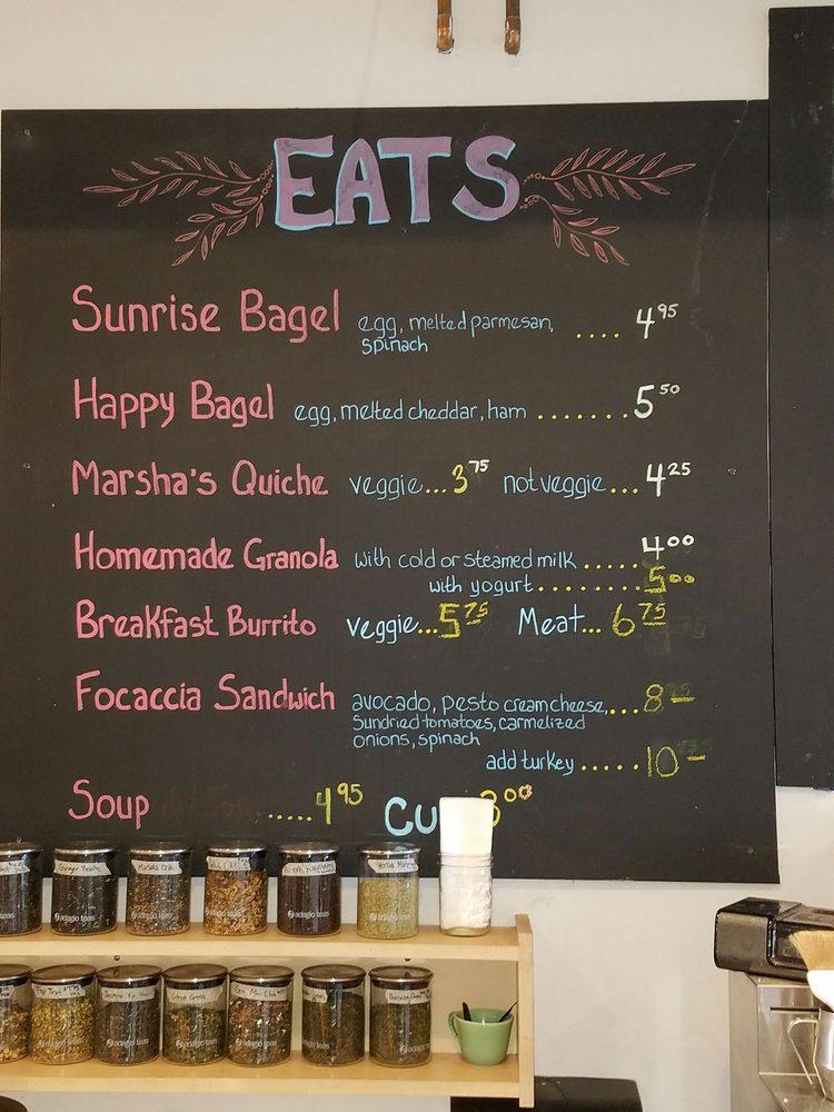 Menu at Black Sheep Coffee Roasters cafe, Bishop