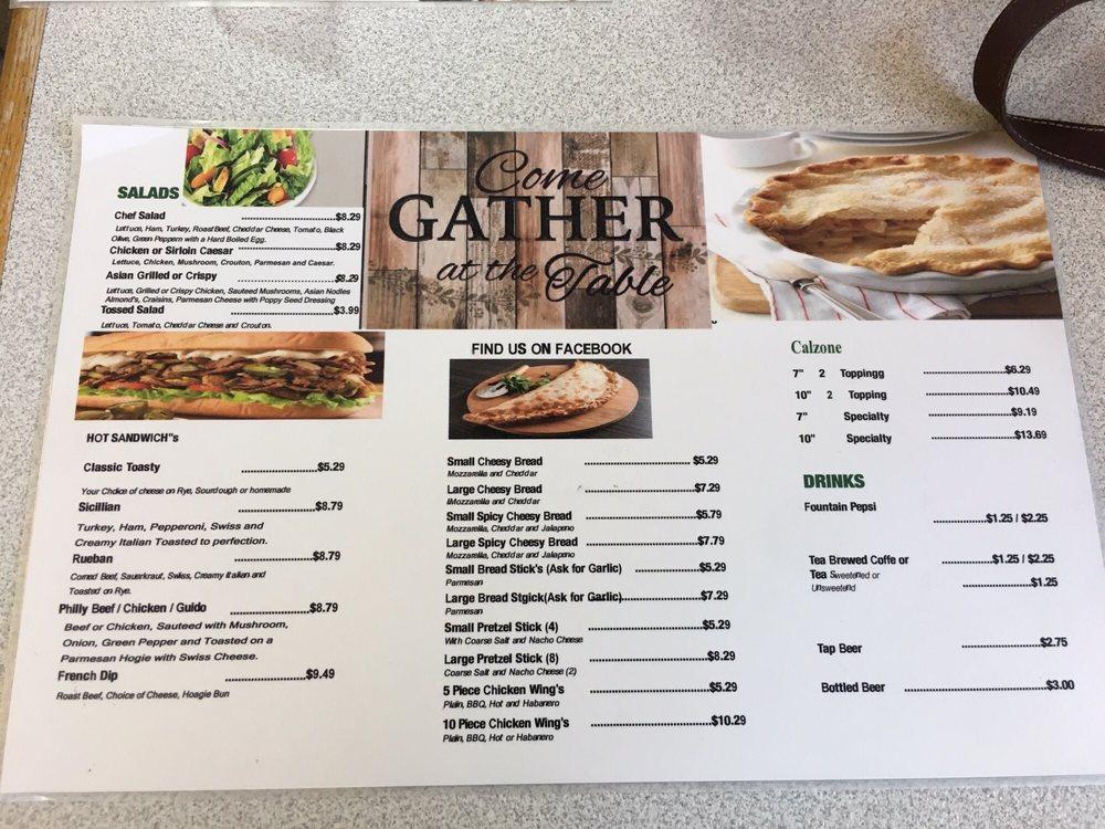 Menu at C C's Pizza pizzeria, Greybull
