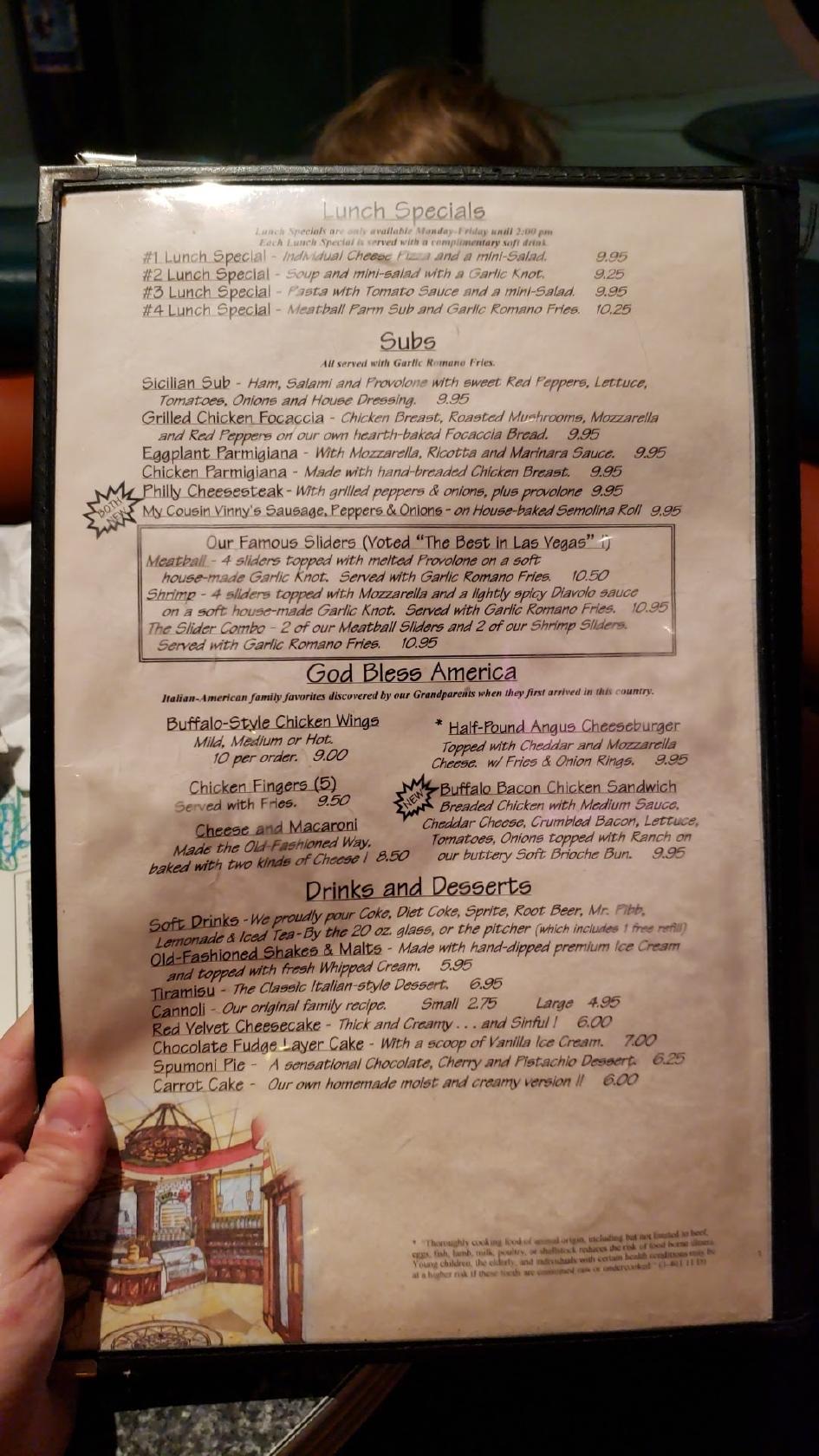 Menu at Metro Pizza pizzeria, Las Vegas, S Decatur Blvd #39