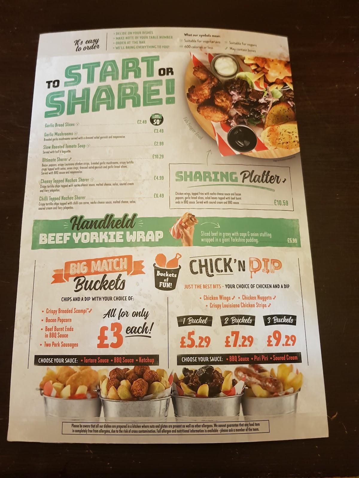Menu at Robert Kett pub & bar, Wymondham