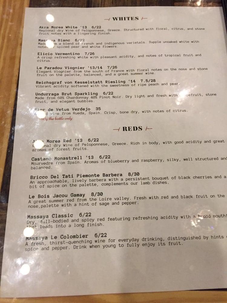 Menu at Gypsy Queen Market, Deli & Food Truck restaurant, Asheville