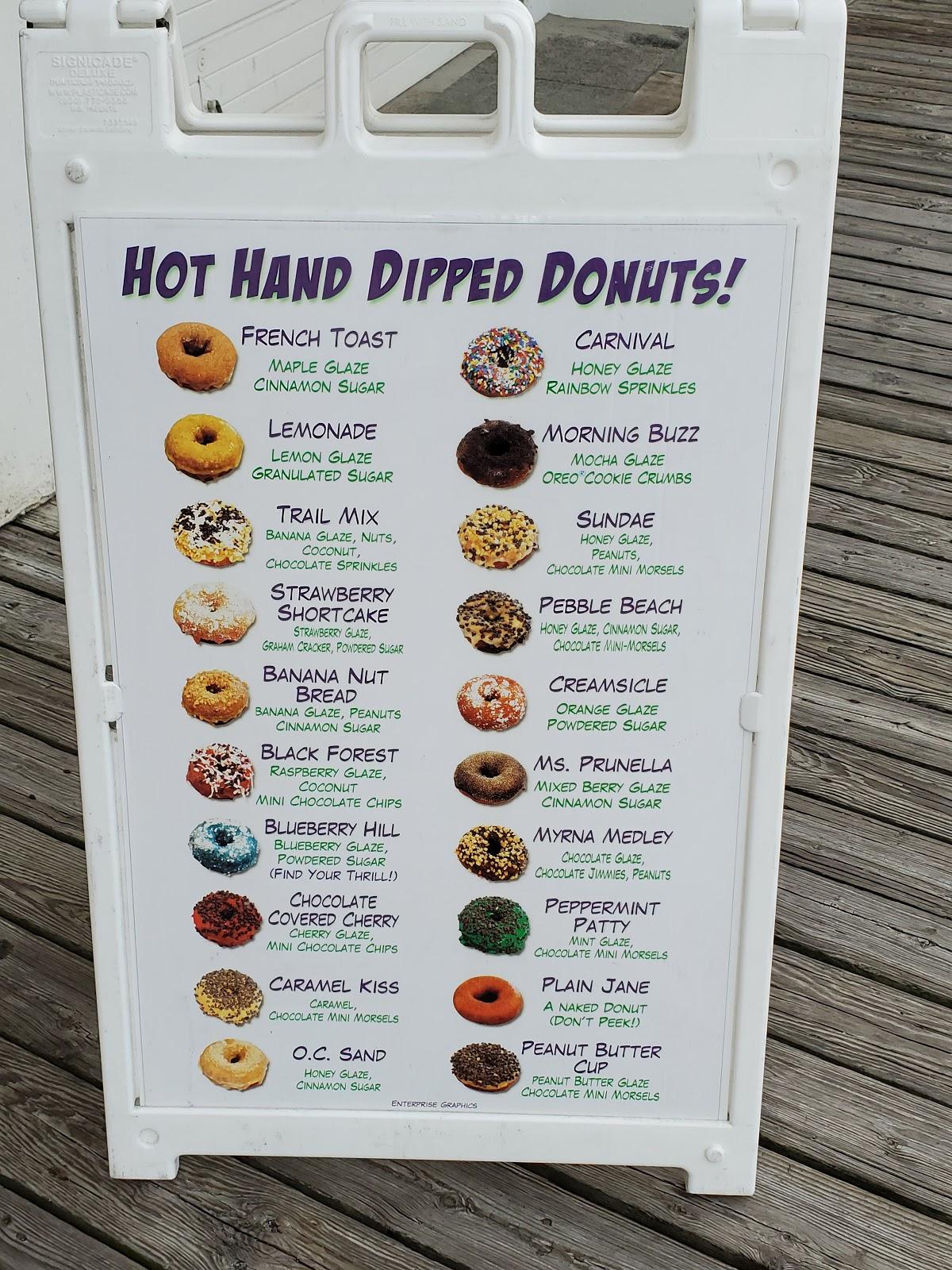 Menu at Fractured Prune Donuts - North Wildwood, North Wildwood