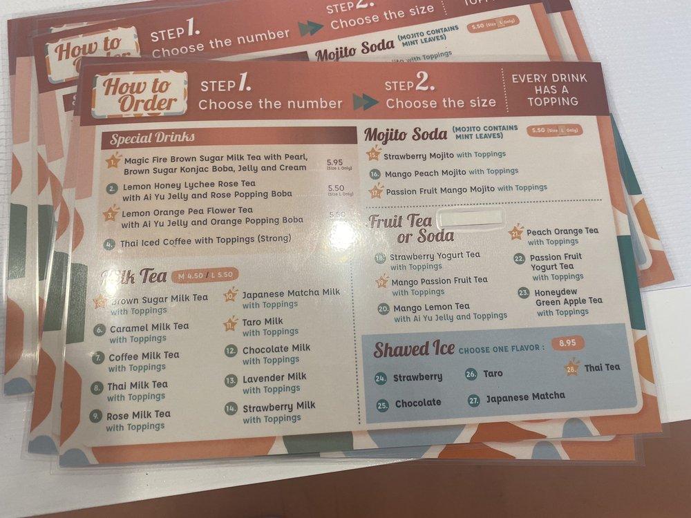 Menu at Magic Sweets desserts, Harahan