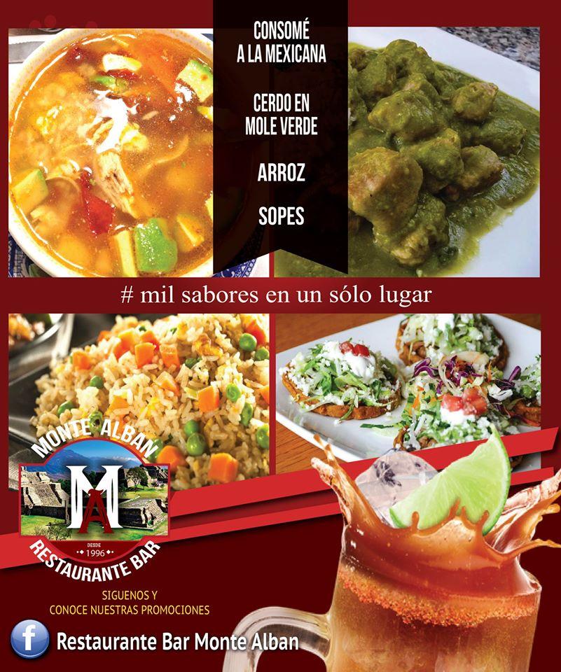 Menu at Restaurante Bar Monte Alban, Ecatepec de Morelos