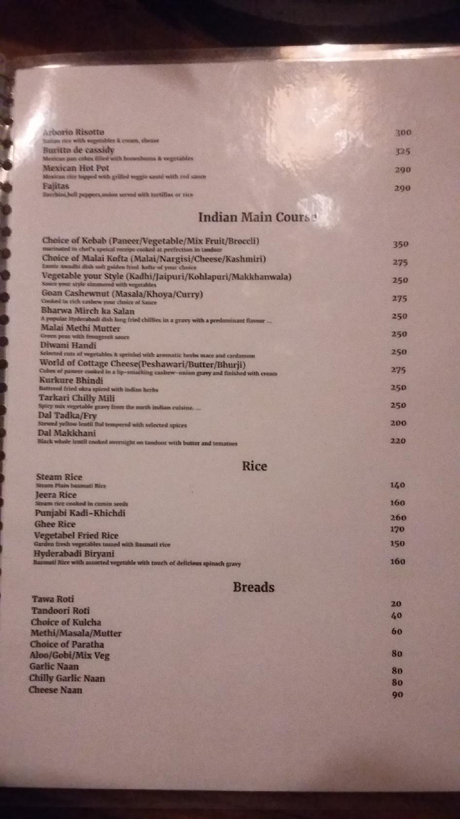 Menu at Terracotta Multicuisine Restaurant & Banquet, Gandhinagar, 2