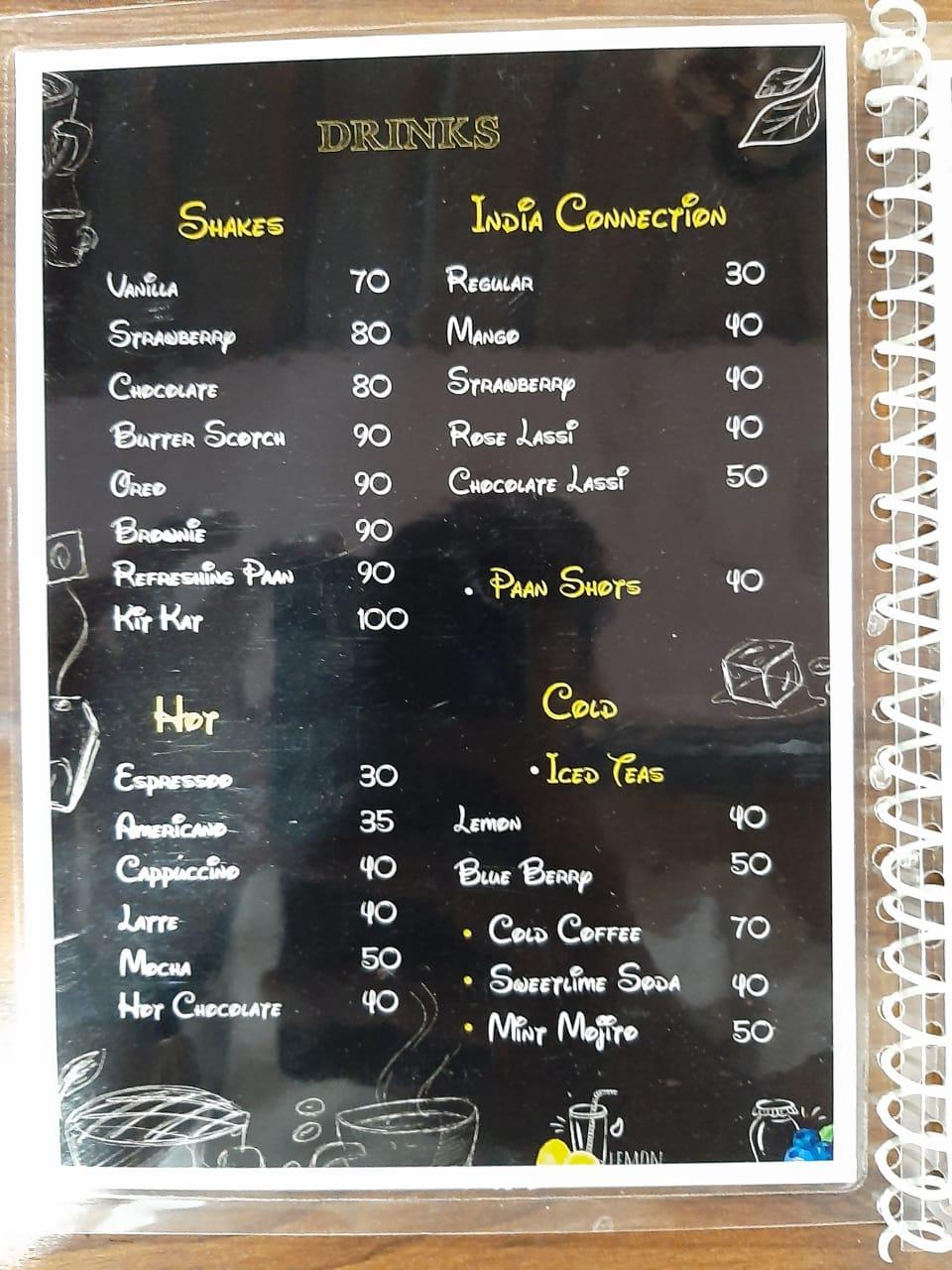 Menu at Day & night cafe, Gwalior, near vaishya and mukerji petrol pump