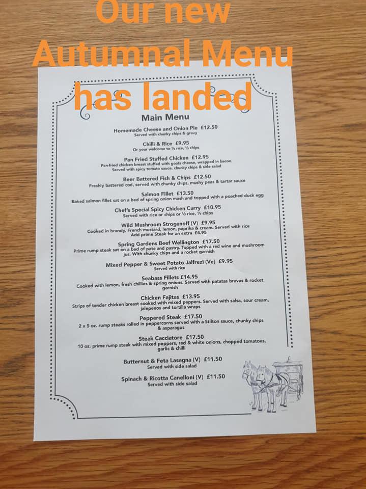 Menu at The Spring Gardens Beer Emporium and Eatery pub & bar ...