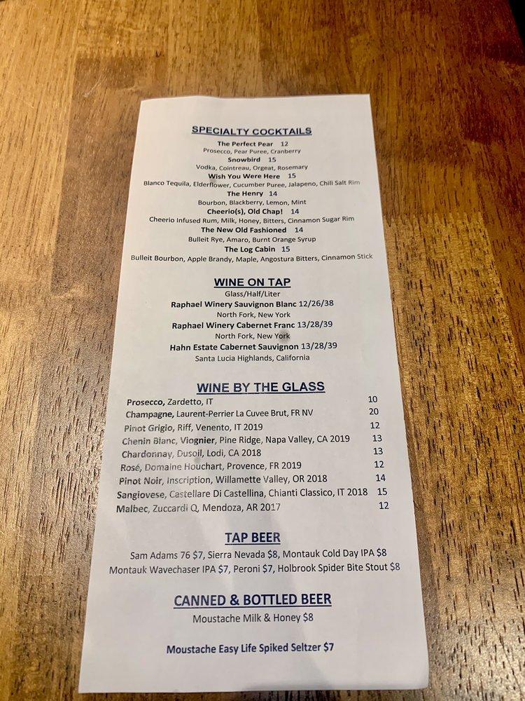 Menu at The Preston House & Hotel - Restaurant, Riverhead