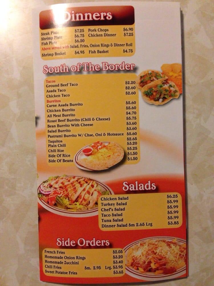 Menu at Apollo Burgers restaurant, Carson