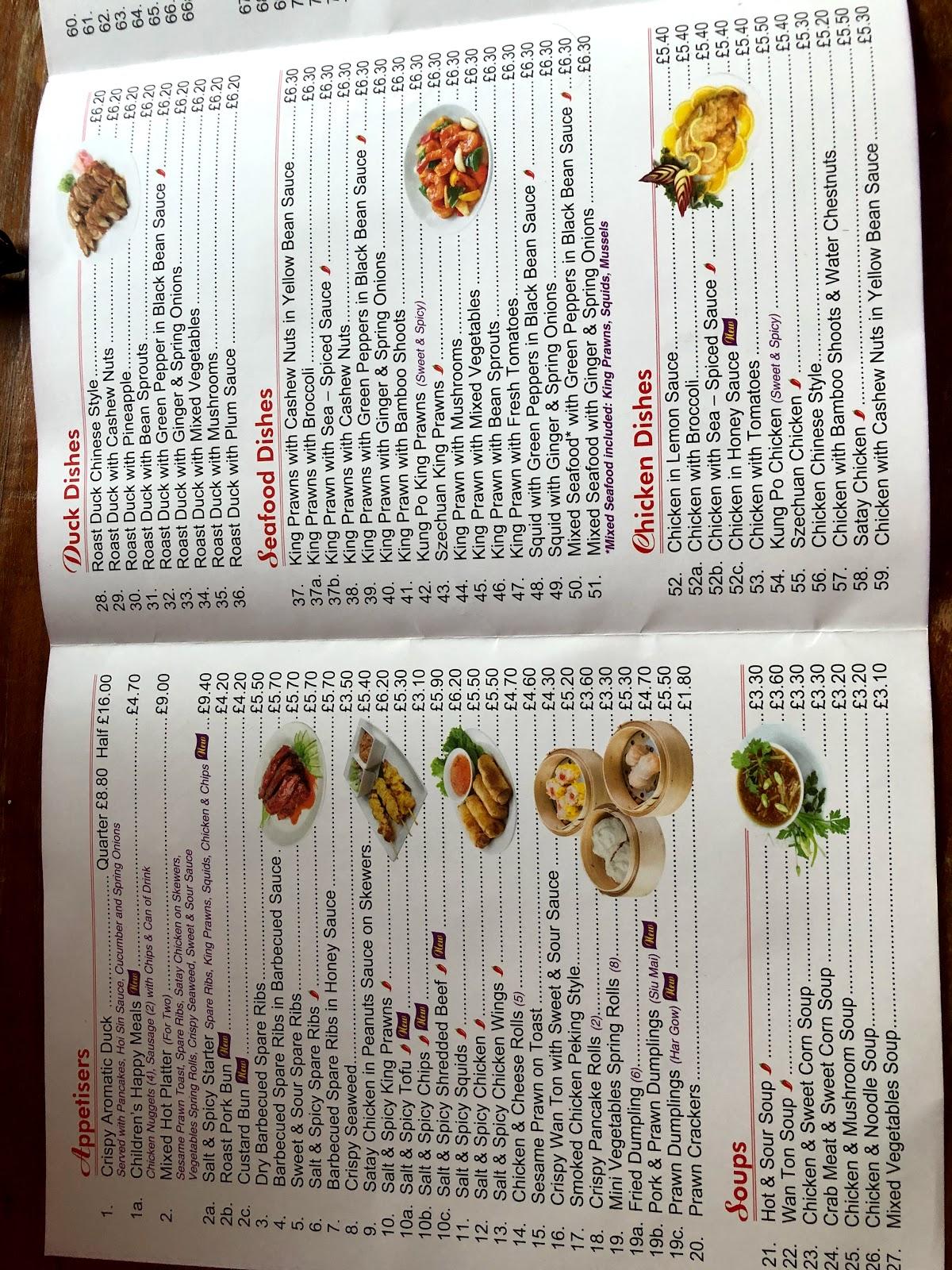 Menu at Golden Horse fast food, Newmarket
