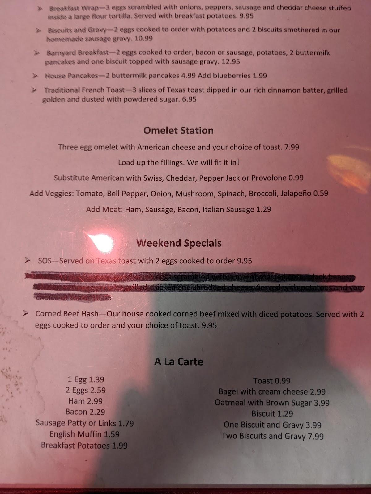 Menu at Jug Grill & Patio pub & bar, Delaware