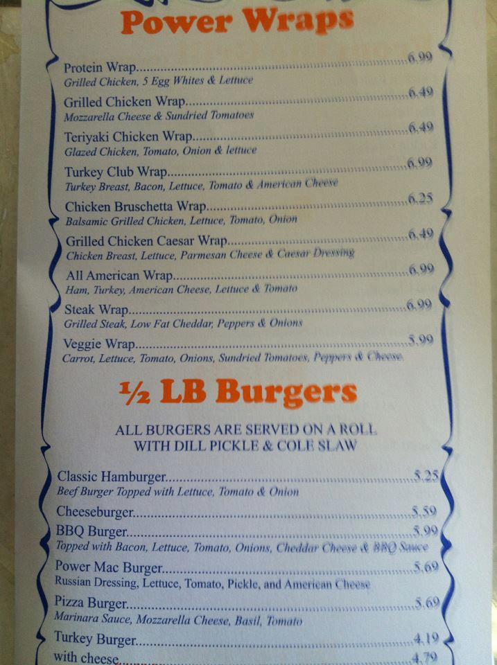 Menu at Trucker's Gourmet Deli restaurant, Newark