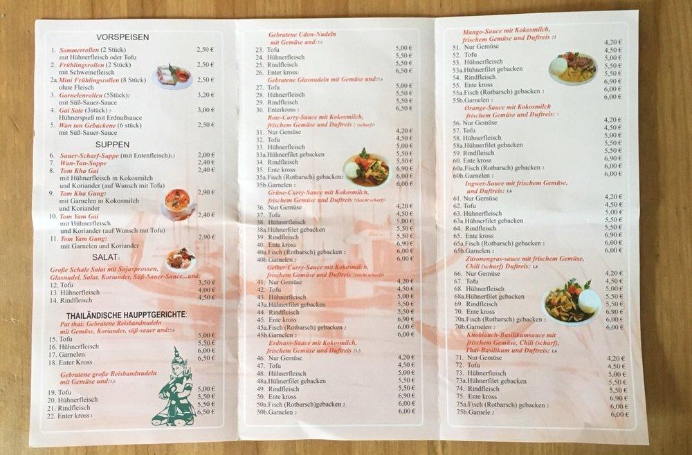Menu at ASIA POINT restaurant, Berlin, Petersburger Str. 87