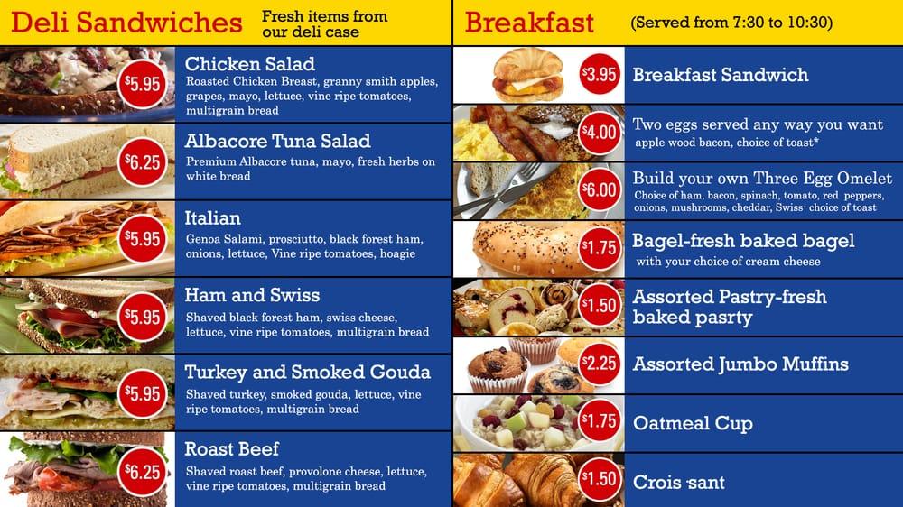 Menu at Deli-licious restaurant, Cedar Rapids