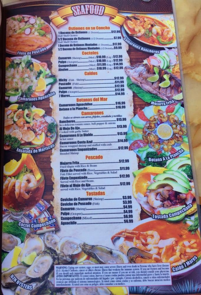 Menu at Taco Giro Mexican Grill restaurant, Sierra Vista