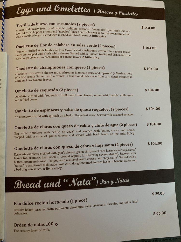 Carta del restaurante El Cardenal Lomas, Ciudad López Mateos, Av. Paseo ...