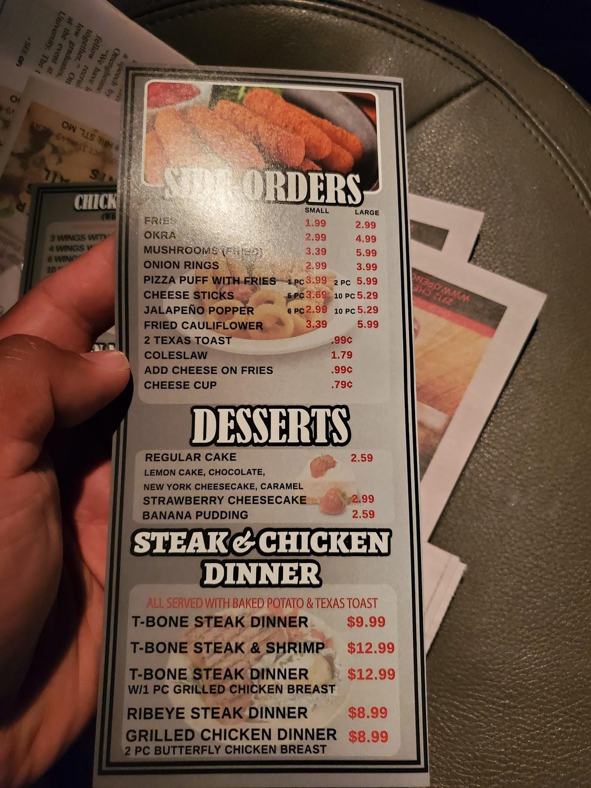 Menu at Chicago Fish•Chicken•Grill -GRAVOIS restaurant, St. Louis