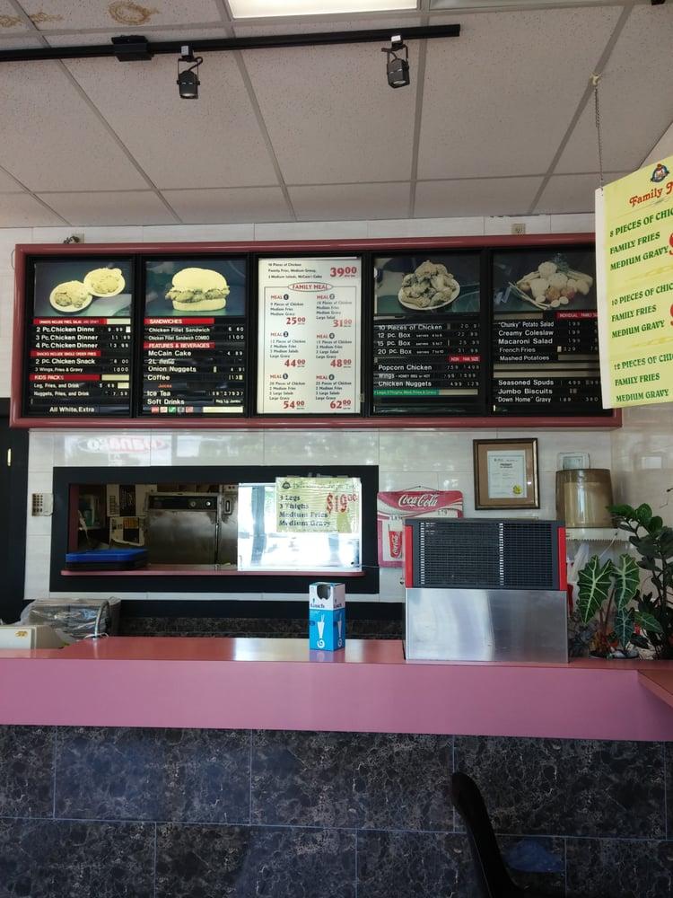 Menu at L.A. Chicken fast food, Richmond