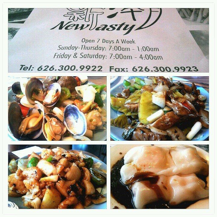 Menu at New Tasty restaurant, Alhambra, 301 E Valley Blvd