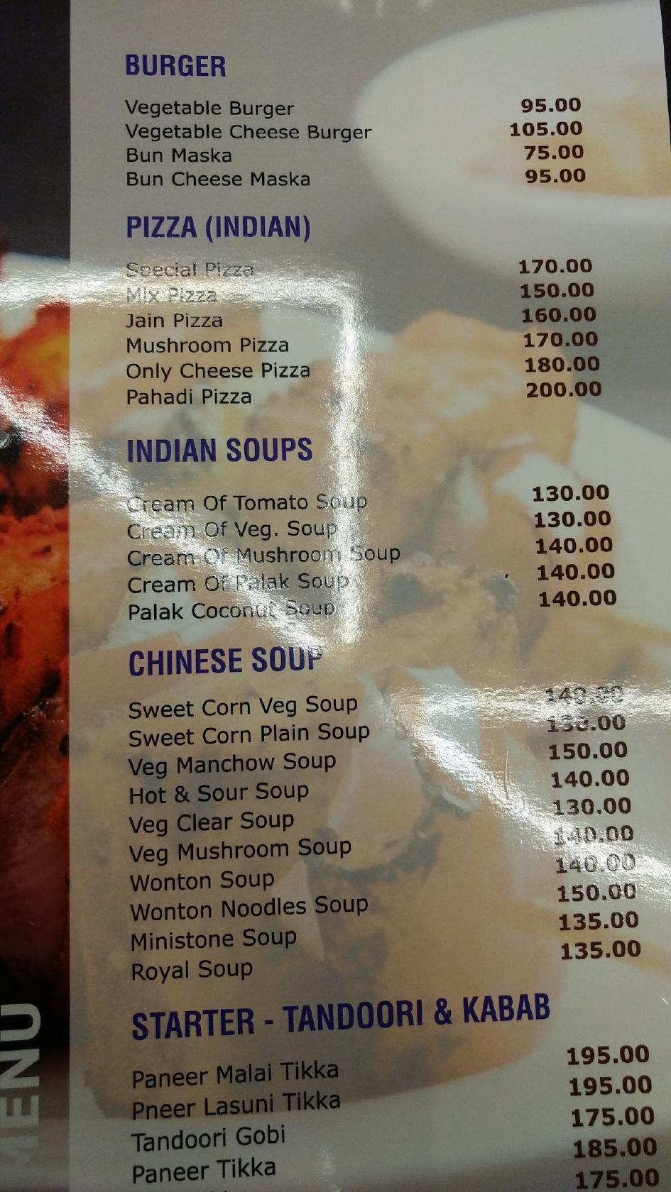 Menu at Shubh Sagar Restaurant, Thane, Shop No-1 to5
