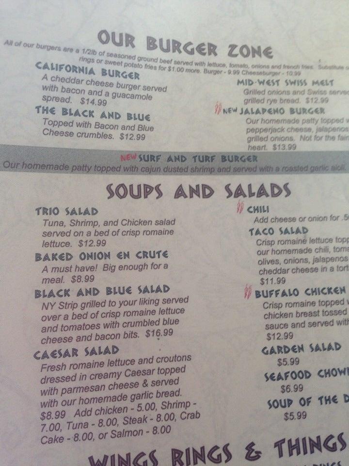Menu at Sunset Grille pub & bar, Marco Island, 900 S Collier Blvd