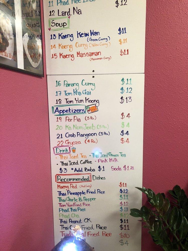 Menu at Try Thai Food Minot restaurant, Minot, S Broadway suite 4a