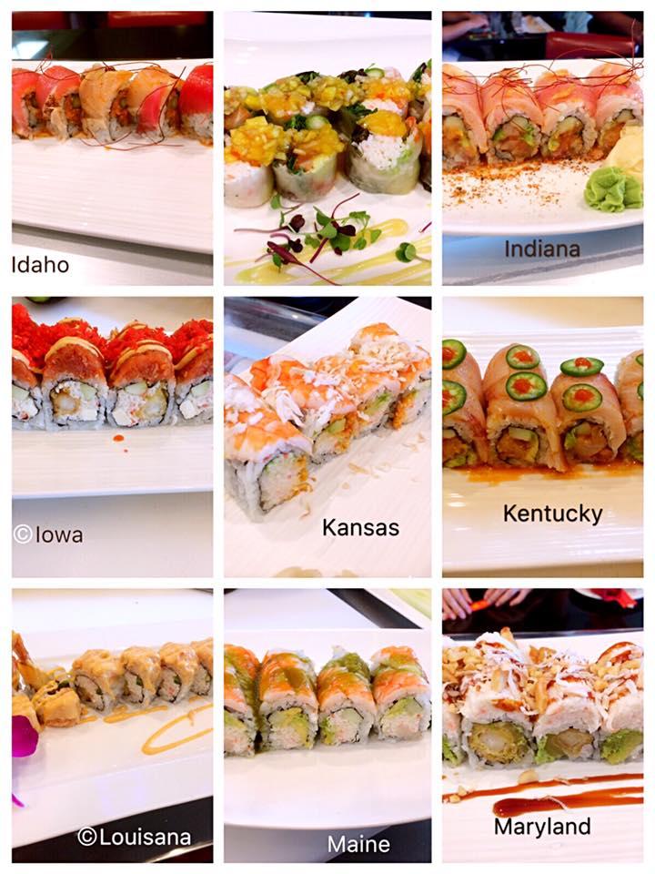 Menu at Here Asian Sushi & Bar Roanoke, Roanoke
