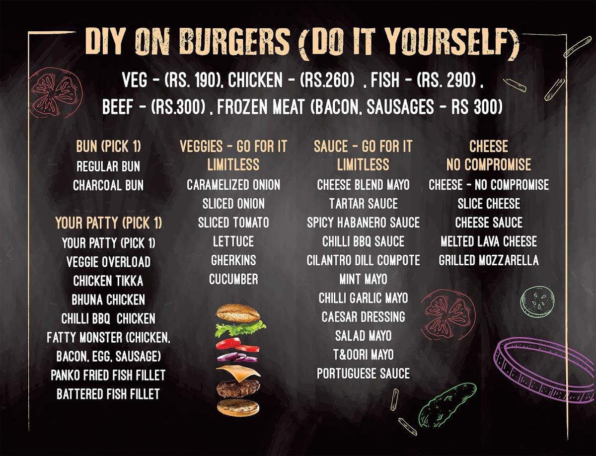 Menu at Big Burger Bar, Pune