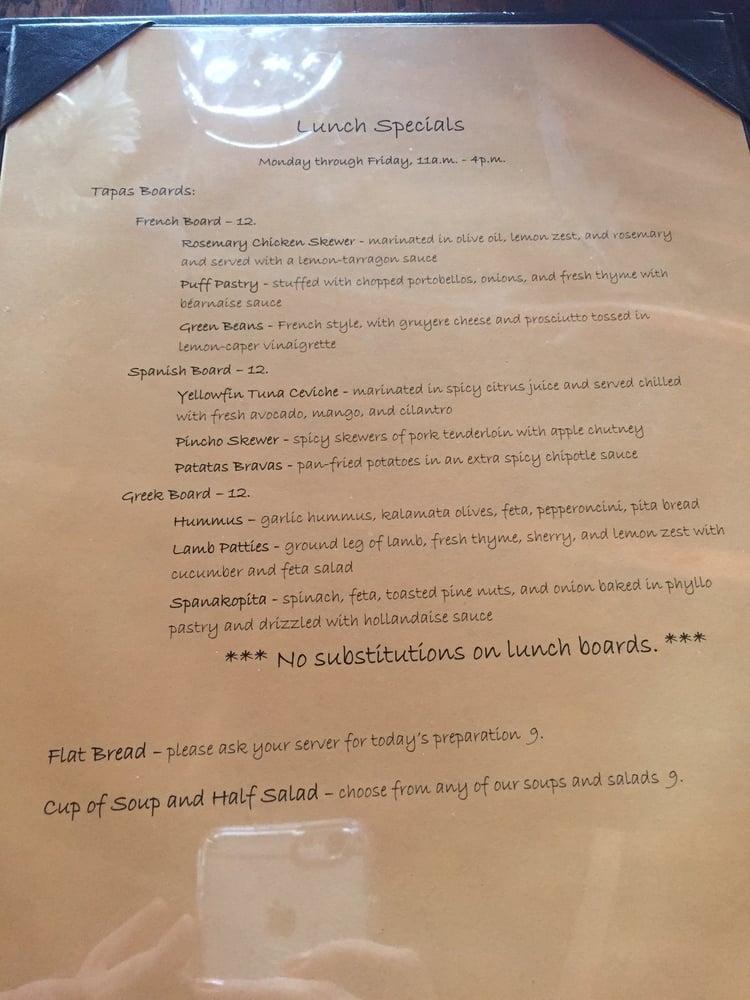 Menu at Santiago's Bodega pub & bar, Altamonte Springs, Spring Centre S ...