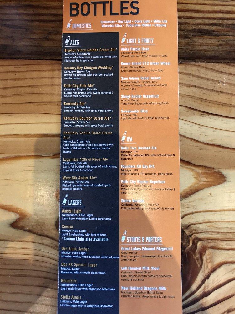 Menu at Double Dogs pub & bar, Lexington