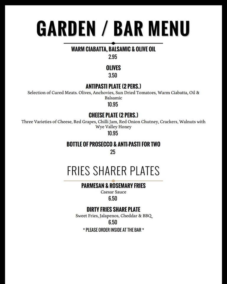Menu at The Wheatsheaf pub & bar, Magor