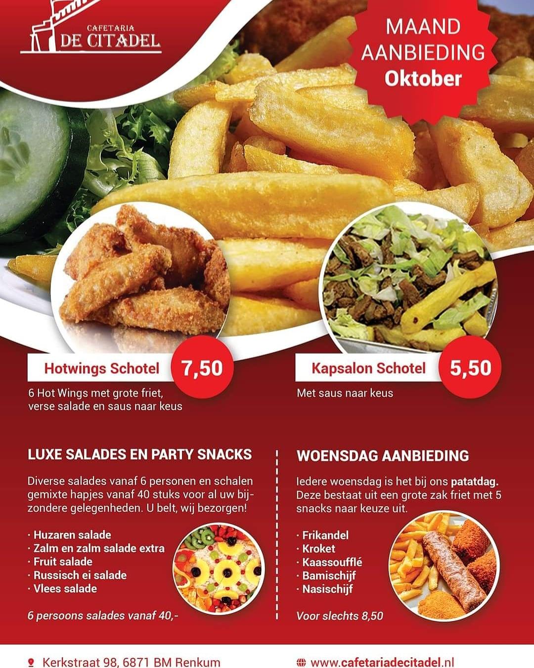 Menu at the Citadel, Renkum