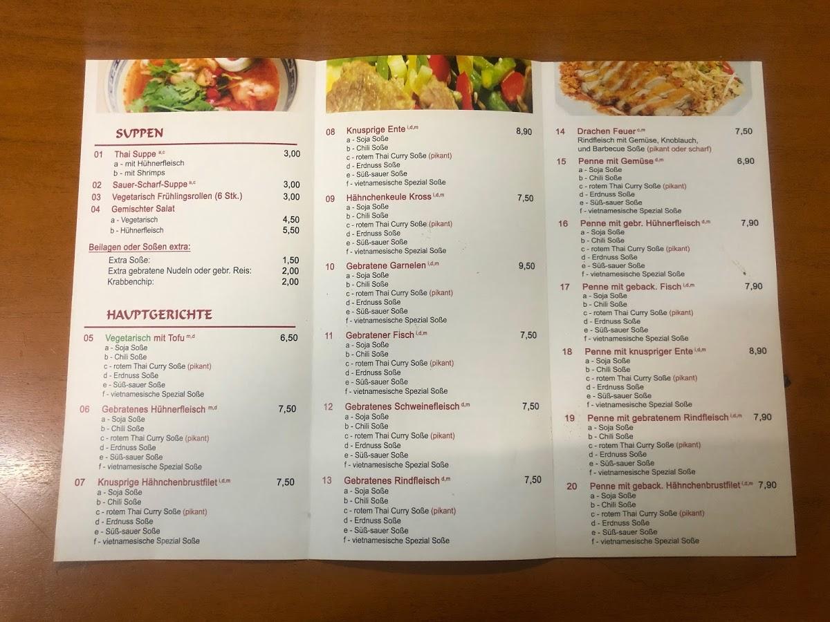 Menu au Hanoi Bistro - Asia - Imbiss, Bindlach restaurant, Bindlach