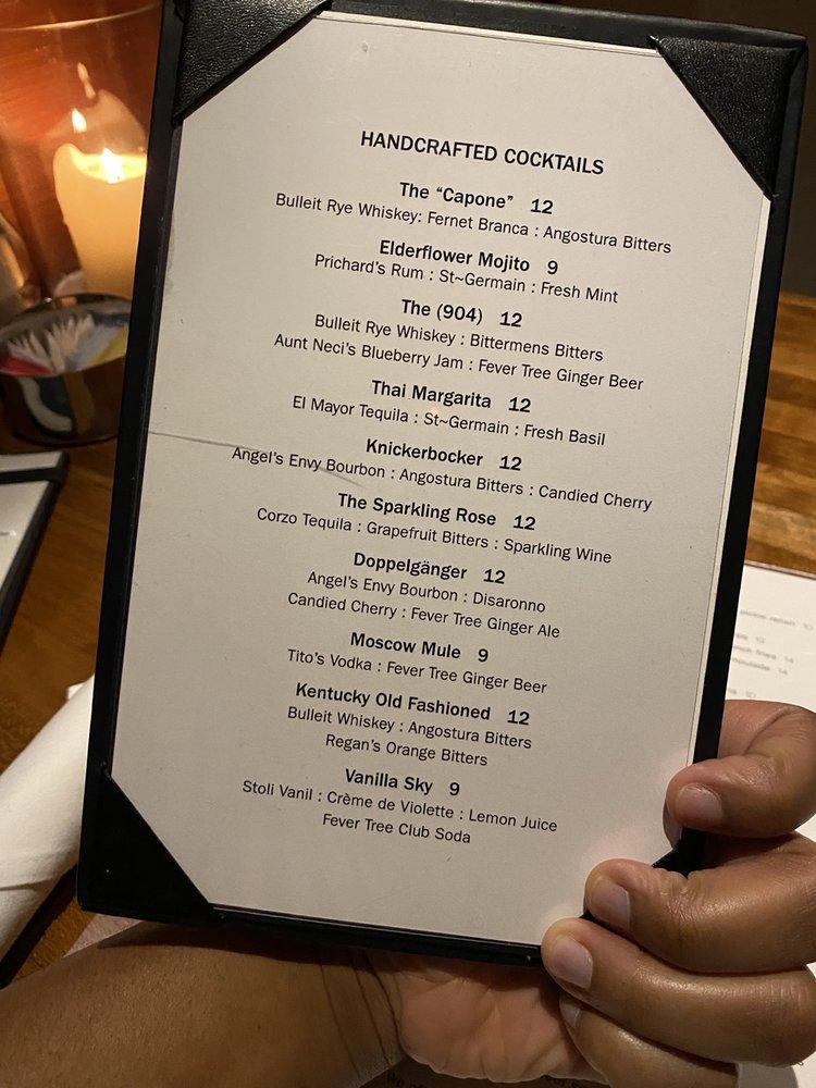 Menu at J. Alexander's Restaurant, Jacksonville