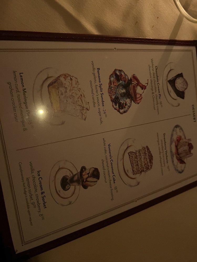 Menu at Monkey Bar, West New York