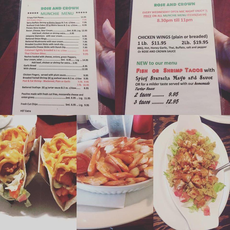 Menu at The Rose & Crown Restaurant family pub and restaurant, Kingston ...