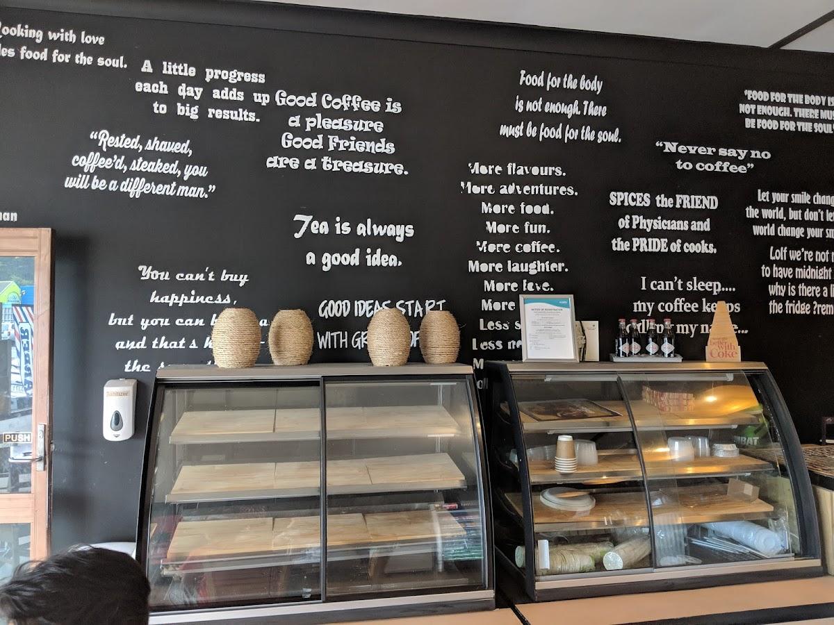 Menu at Coco Kai restaurant, Lower Hutt
