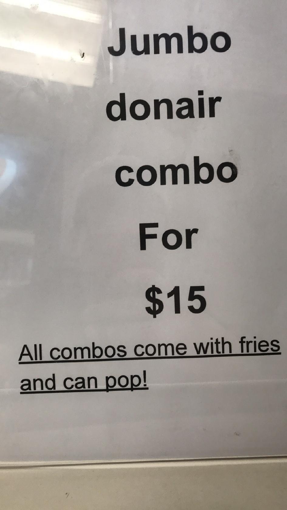 Simon King Donair & Submarine in Edmonton - Restaurant menu and reviews