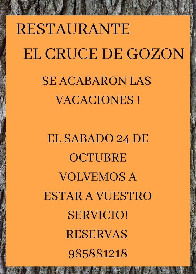 Restaurante El Cruce de Gozón, Gozón - Opiniones del restaurante