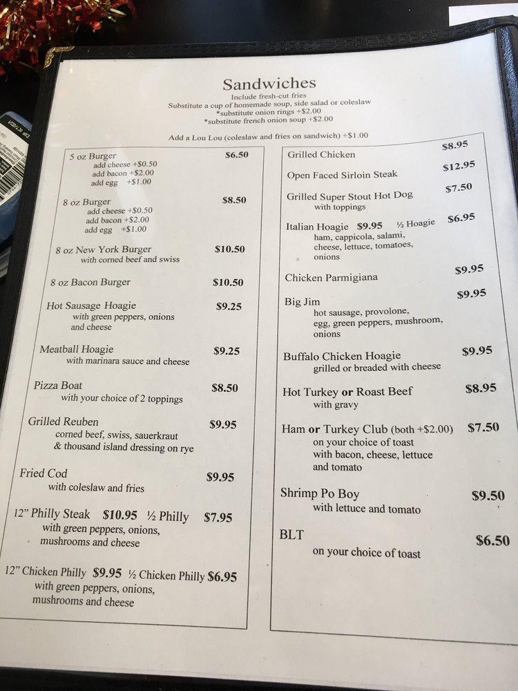 Menu at Ma and Pop's Country Kitchen restaurant, Bethel Park