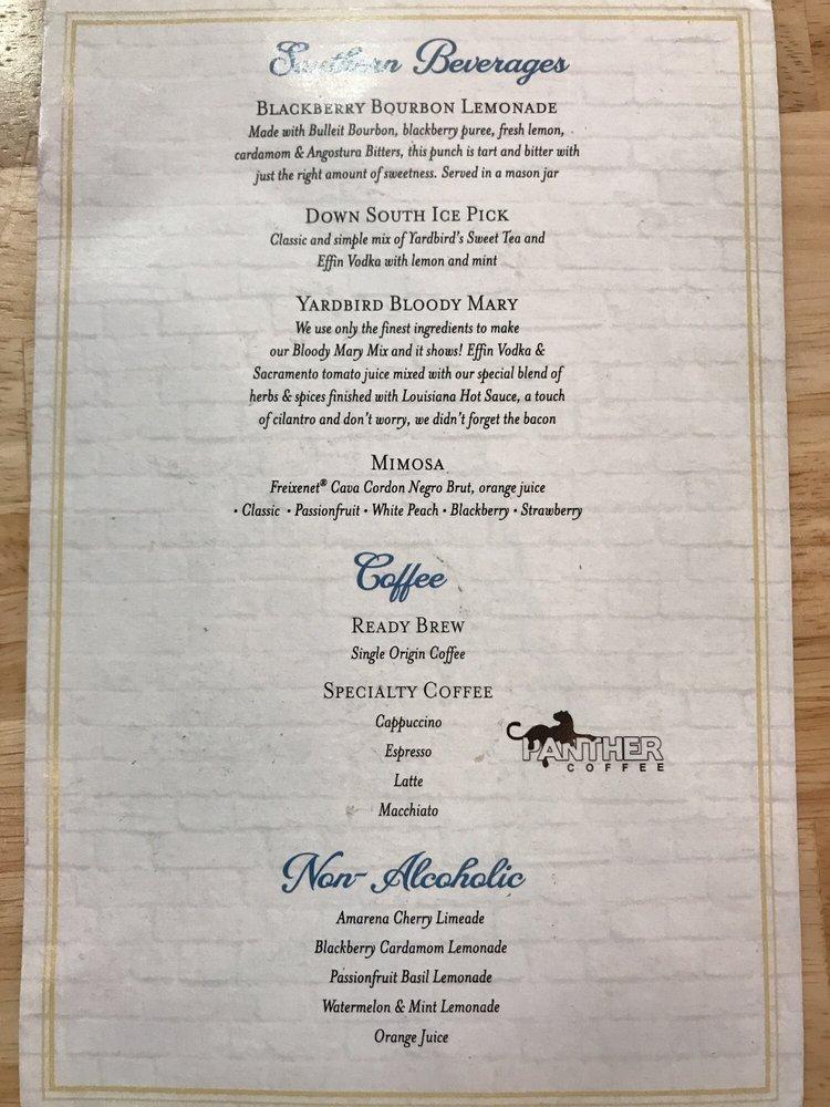 Menu at Spring Chicken - Miami International Airport restaurant, Miami