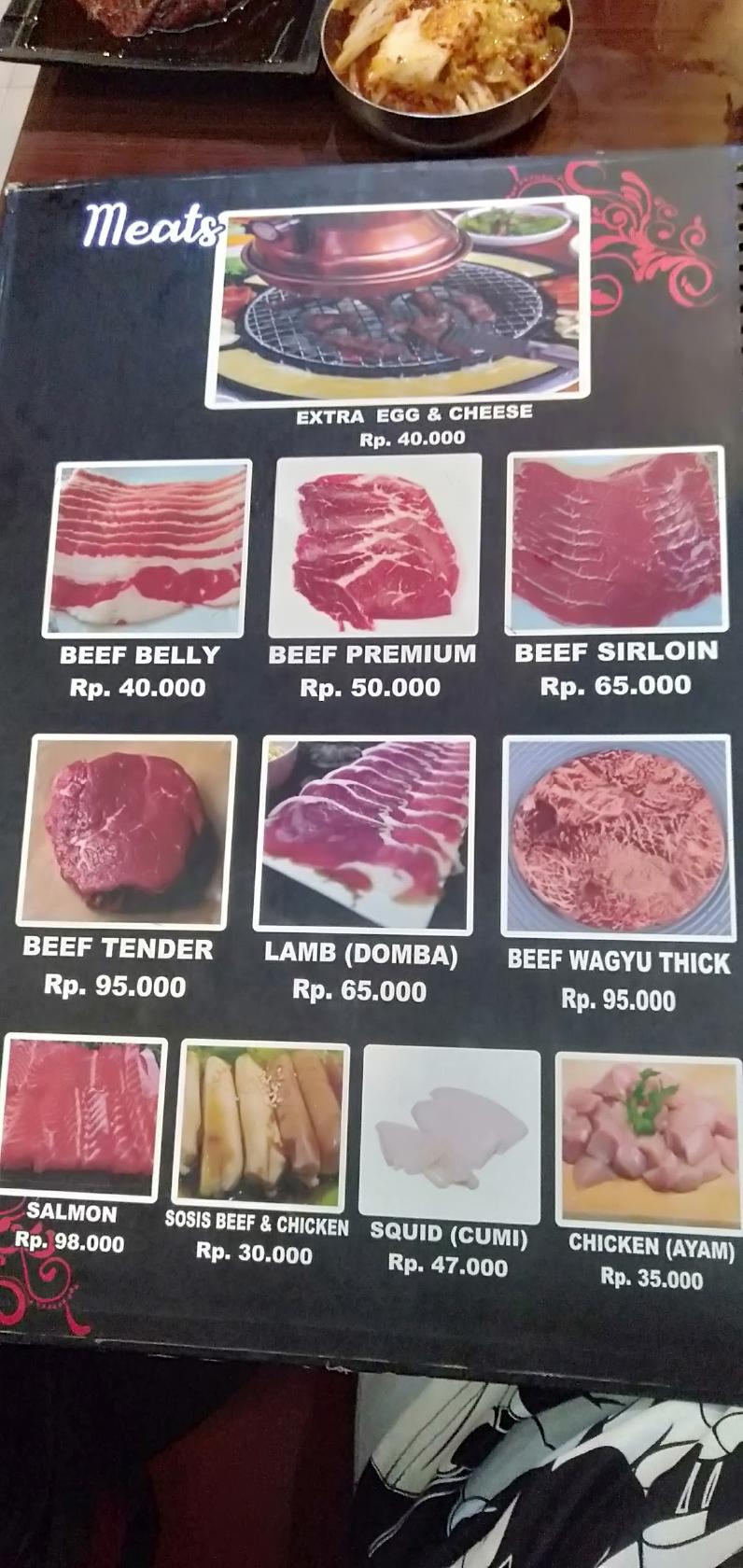 Menu at Royal K-BBQ Korean Food, Banjarmasin, Jl. A. Yani No.195