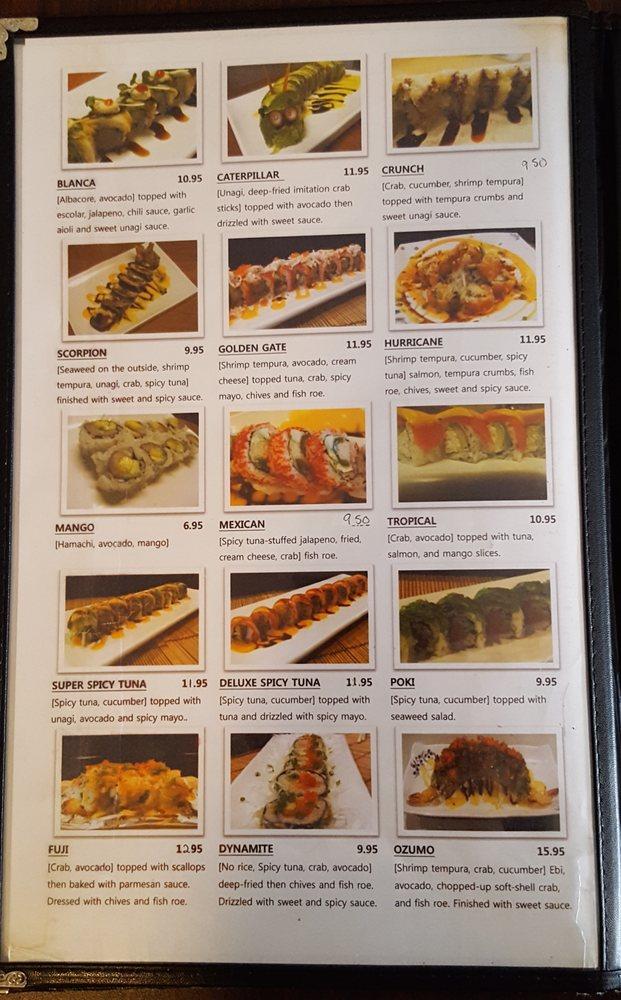 Menu at The Frying Pan restaurant, Dixon