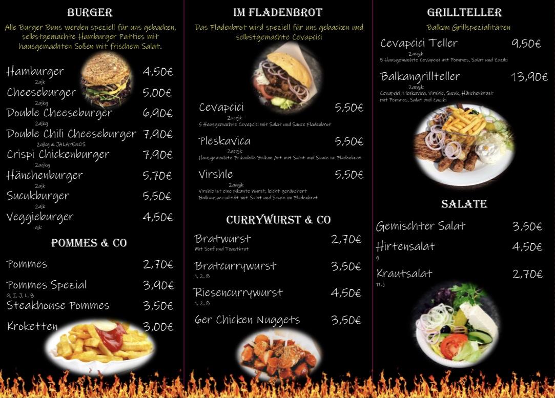 Menu at Grill Imbiss Ademi pub & bar, Friedeburg