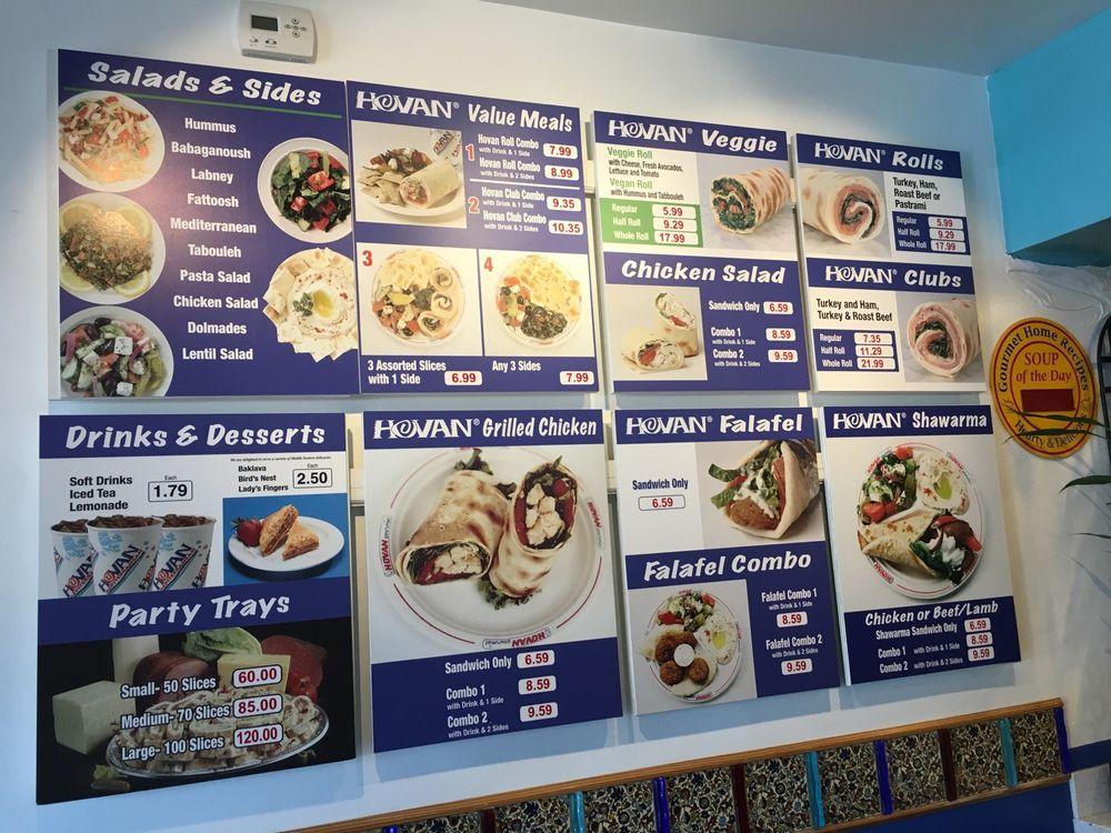 Menu at Hovan Mediterranean Gourmet restaurant, Atlanta, Johnson Ferry ...