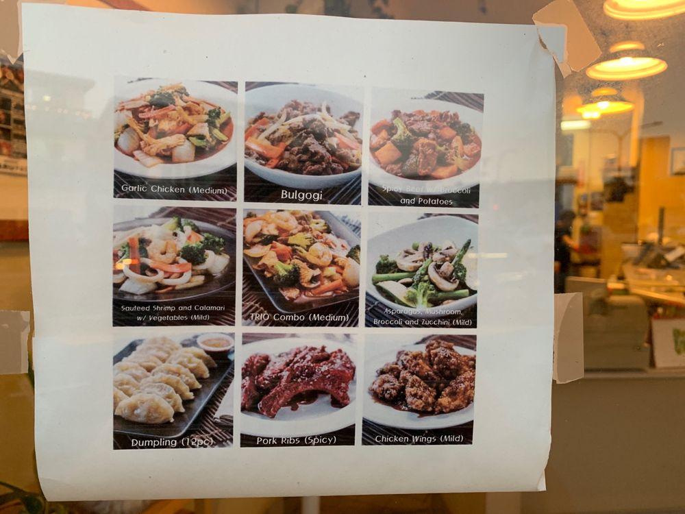 Menu at Pacific Rim Café restaurant, Hermosa Beach
