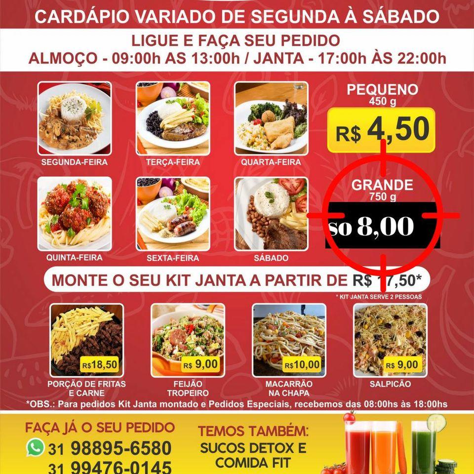 Menu em HORA Perfeita delivery restaurante, Ipatinga