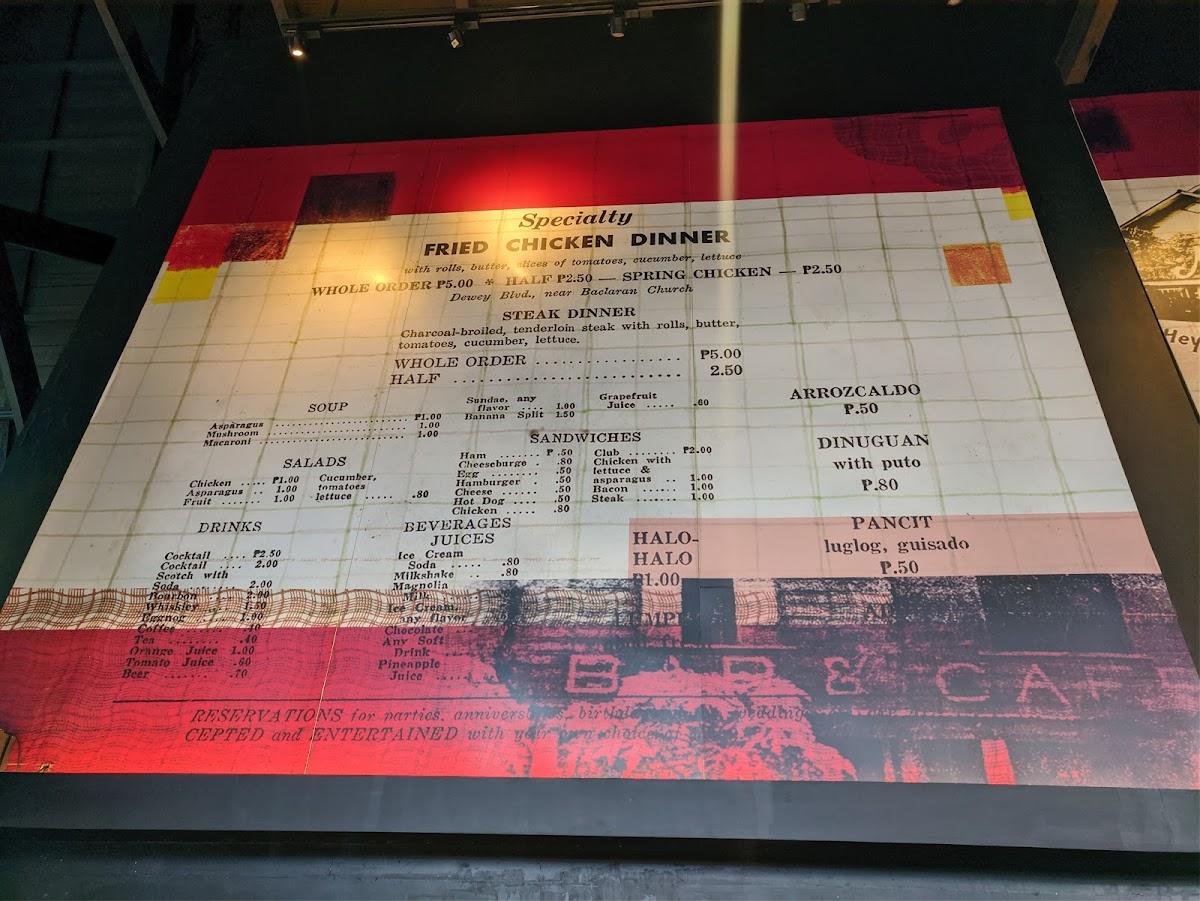 Menu at Max's Restaurant, Quezon City, 21 Scout Tuazon Street