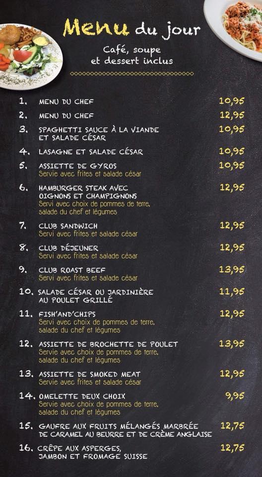 Menu au Coco Frutti Windsor restaurant, Windsor
